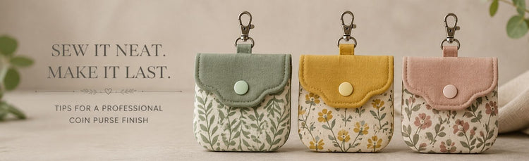 How to Make a Coin Purse Look Professional | Coin Purse Sewing Tips
