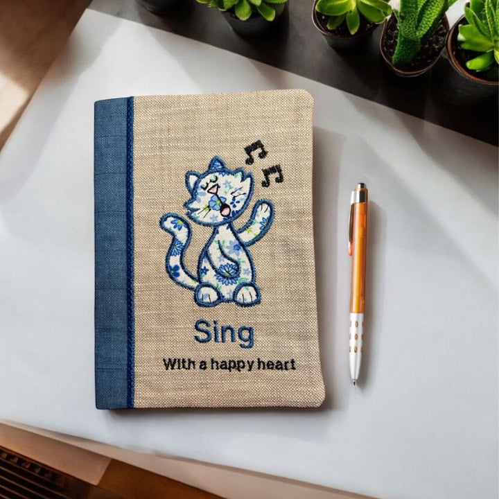 Handmade Embroidered Notebook Covers