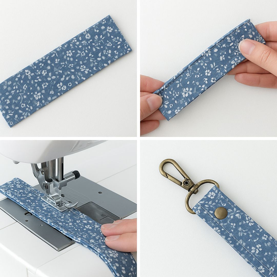 Fabric Wristlet Strap Tutorial PDF – Instant Download
